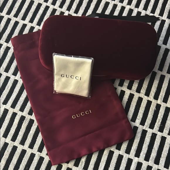 Gucci | Accessories | Gucci Red Velvet Case Bundle | Poshmark